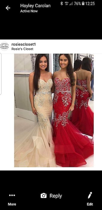 Rosie's Closet Red Debs Dress